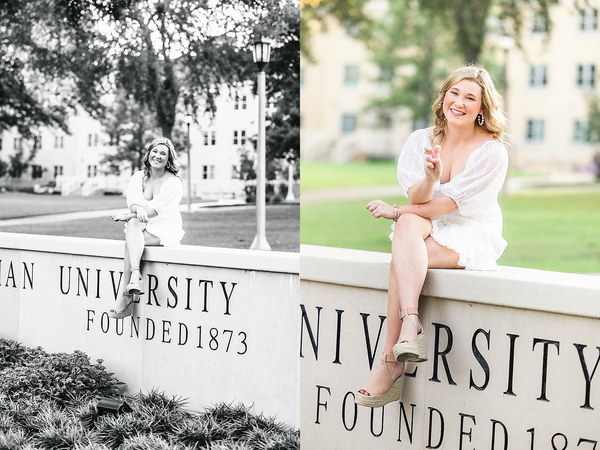 Fall Senior Photos at TCU - Square 8 Studio Blog